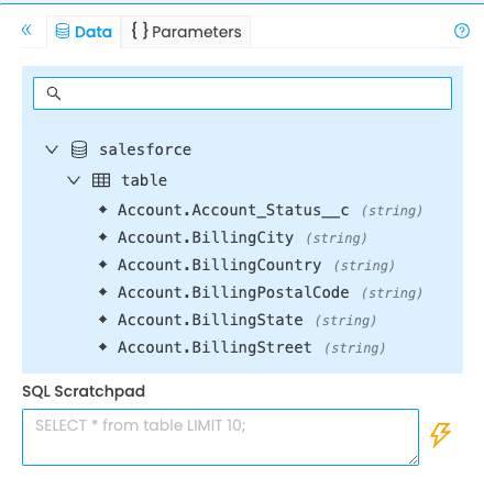 SQL Parameters – Pramana Help Center